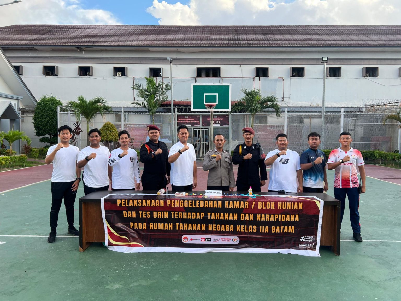 Rutan Batam dan APH Gelar Razia Gabungan, Wujudkan Lingkungan Rutan ...